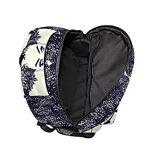 ALAZA African American Woman With Curly Hair Large Backpack Personalized Laptop iPad Tablet Travel School Bag with Multiple Pockets