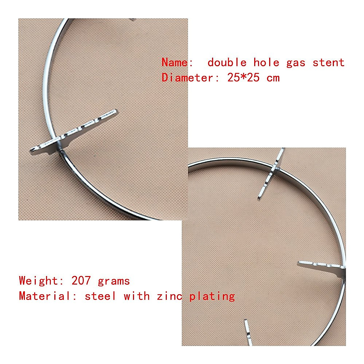 EARTH STAR double hole gas rack gas stove kitchen accessories cooktop pan support steel pan support