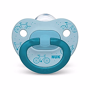 NUK Orthodontic Pacifiers, Boy, Blue, 18-36 Month (Pack of 2)