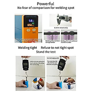 Pulses Spot Welder, Large Capacity Capacitor Energy Storage Welding Machine for Mobile Power Sources(US Plug)