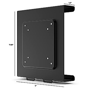 HumanCentric Mount Compatible with Dell OptiPlex Micro Form Factor Case, VESA, Under Desk and Wall Mount Fits MFF 3040, 3046, 3050, 3060, 3070, 3080, 5050, 5060, 5070, 7040, 7050, 7060, 7070, and More