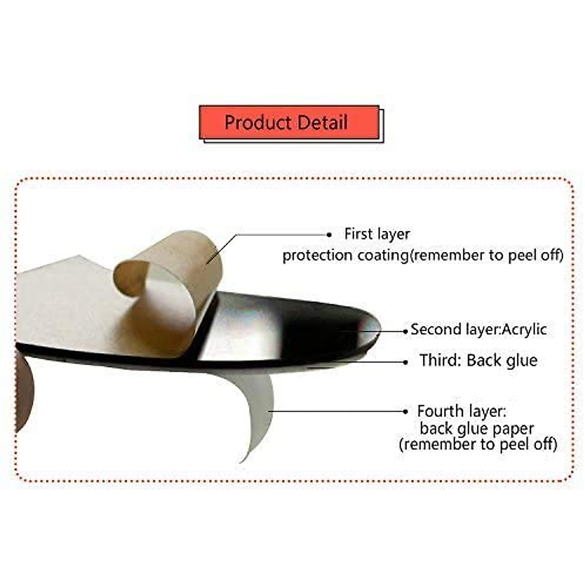 3D Black Trunk Leaves Wall Stickers Happy Family Tree Decal DIY Decor Sticker with Four DIY Vertical Bars Photo Frames (Black, M)