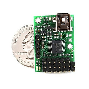 Pololu-1350 Micro Maestro 6-Channel USB Servo Controller (Assembled)