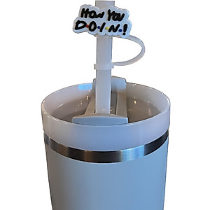 6 Pack Straw Toppers Compatible With Stanley 30oz & 40oz Tumbler Cups (Friends Bundle)