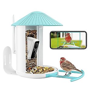 NETVUE Birdfy Lite - Smart Bird Watching Feeder with Auto Capture Videos & Motion Detection, Wireless Camera Ideal Gift for Bird Lovers