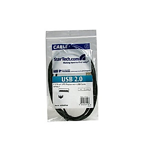 StarTech.com 6 ft Smart UPS Replacement USB Cable AP9827 - USB cable - USB (M) to RJ-45 (10 pin) (M) - 6 ft - black - USBUPS06