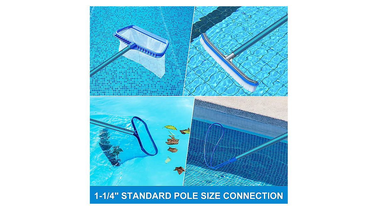 CKE 15ft Telescoping Pool Pole - Durable & Adjustable