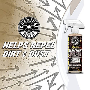 Chemical Guys SPI22916 HydroLeather Ceramic Leather Protective Coating for Car Interiors, Furniture, Apparel, Boots, and More (Works on Natural, Synthetic, Pleather, Faux Leather and More) (16 fl oz)