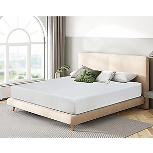 10 inch California King Size Mattress with Cover, Cooling Gel Memory Foam King Mattress for a Cool Sleep & Pressure Relief, Medium Firm Mattress Pad Mattresses, Bed in a Box, CertiPUR-US Certified