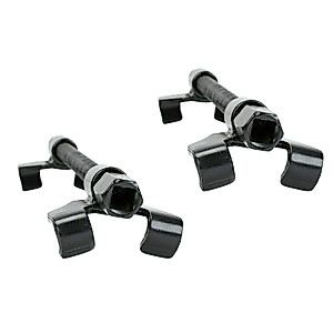 Fekuar 15" 380MM Coil Spring Compressor Tool, Heavy Duty Auto Suspension Compression Remover Installer Tool Set of 2 Black