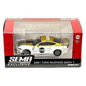 Greenlight 41150-E-S 2021 Mustang Mach1 2022 SEMA Show Exclusive 1/64 Scale