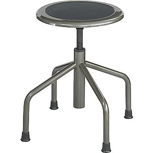 Safco Products 6669 Diesel Low Base Stool Without Back, Pewter