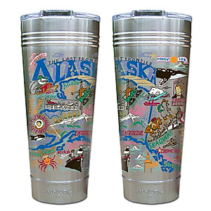 Catstudio Alaska Thermal Tumbler | Triple Wall Insulation With Non Slip Bottom | Great Travel Cup for Water, Coffee, Tea, or Smoothies