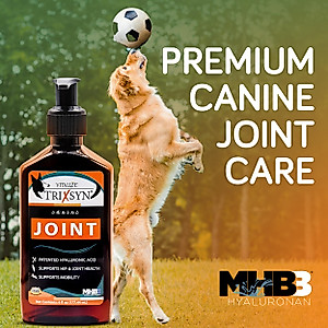 TRIXSYN Canine - All Natural Hip and Joint Care for Dogs- Enhance Joint Mobility and Cartilage Function - Live Healthier and Happier- Patented MHB3 Hylauronan Liquid Formula