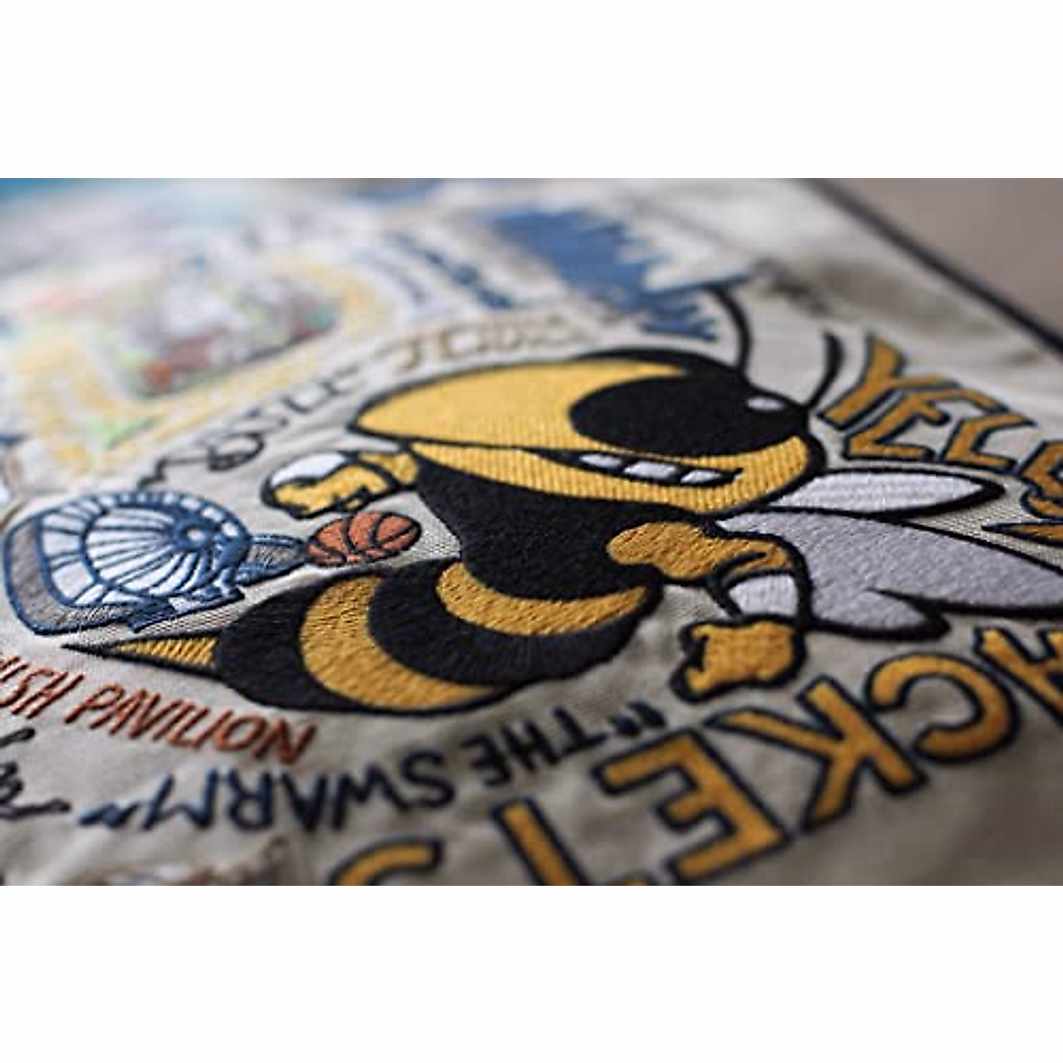 Catstudio Georgia Tech Collegiate Embroidered Decorative Throw Pillow