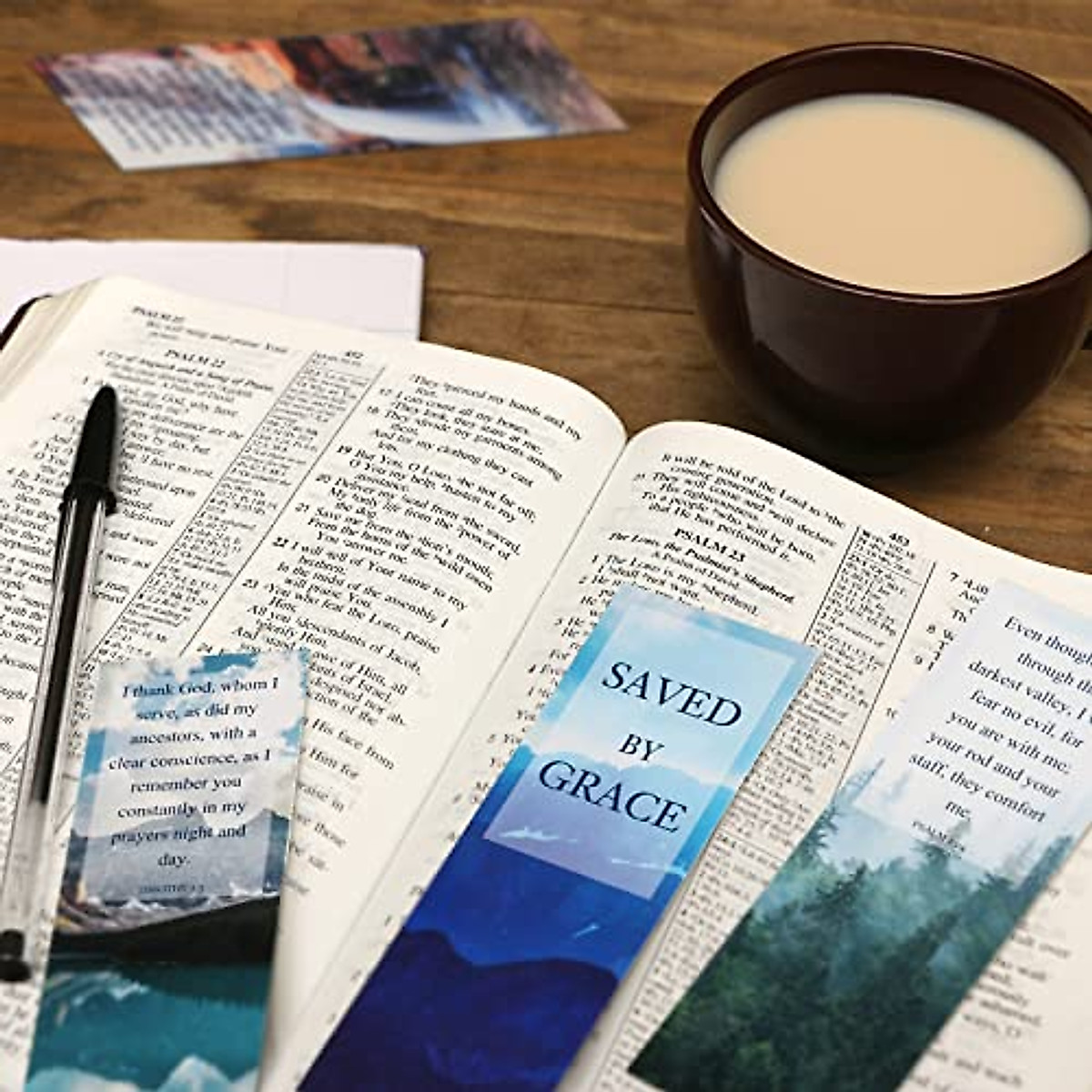 120 Pieces Bible Bookmarks Full Scripture Book Marks Christian Motivational Book Marks Prayer Cards Scripture Cards Bulk Inspirational Bookmarks for Women Men (Classic Style)