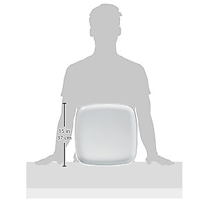 White Square Platter, 14"