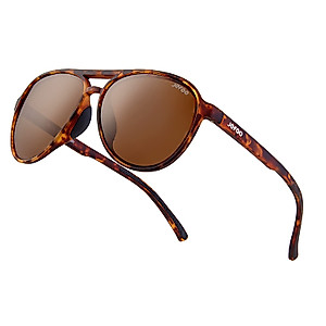Jefoo Polarized Aviator Sunglasses for Women Men Vintage Retro Trendy Sunglasses for Outdoor UV400 Protection
