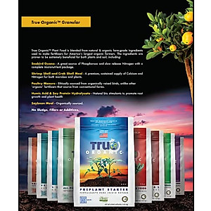 True Organic Citrus & Avocado Food Granular Fertilizer 12 lbs - CDFA, OMRI Listed for Organic Gardening NPK 4-5-4