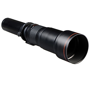 Canon EOS 90D DSLR Camera with EF-S 18-55mm f/4-5.6 is STM + EF 75-300mm f/4-5.6 III + 500mm f/8 Focus + 650-1300mm f/8 Zoom Lenses + 2 Pc 64GB Memory Cards + Tripod + Case + Flash & More