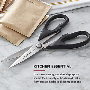 KitchenAid All Purpose Shears with Protective Sheath, One Size, Black