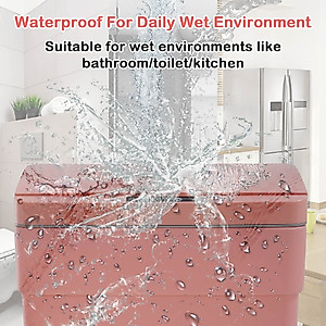 13 Gallon 50 Liter Kitchen Trash Can with Touch-Free & Motion Sensor Lid, Automatic Plastic Garbage Can, Touchless Trash Bin Automatic Trash Can for Bedroom Bathroom Home Office