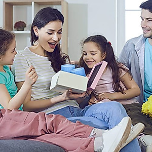 2 Rolls 2 Inch x 150 Feet Baby Shower Measuring Tape Tummy Measure Belly Game Paper Belly Measuring Tape for Baby Shower Party Decorations Supplies (Sky Blue)