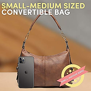 Katloo Small Hobo Handbag for Women Top Handle Crossbody Bag Ladies PU Leather Shoulder Purse Nail Clipper