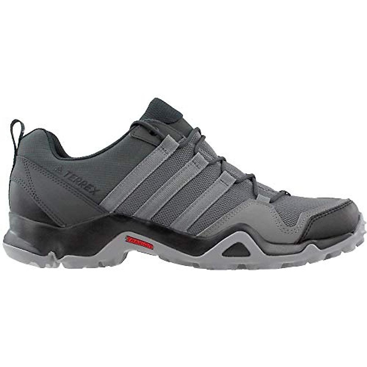 adidas Men's Terrex AX2R Carbon/Grey Four/Solar Slime 12