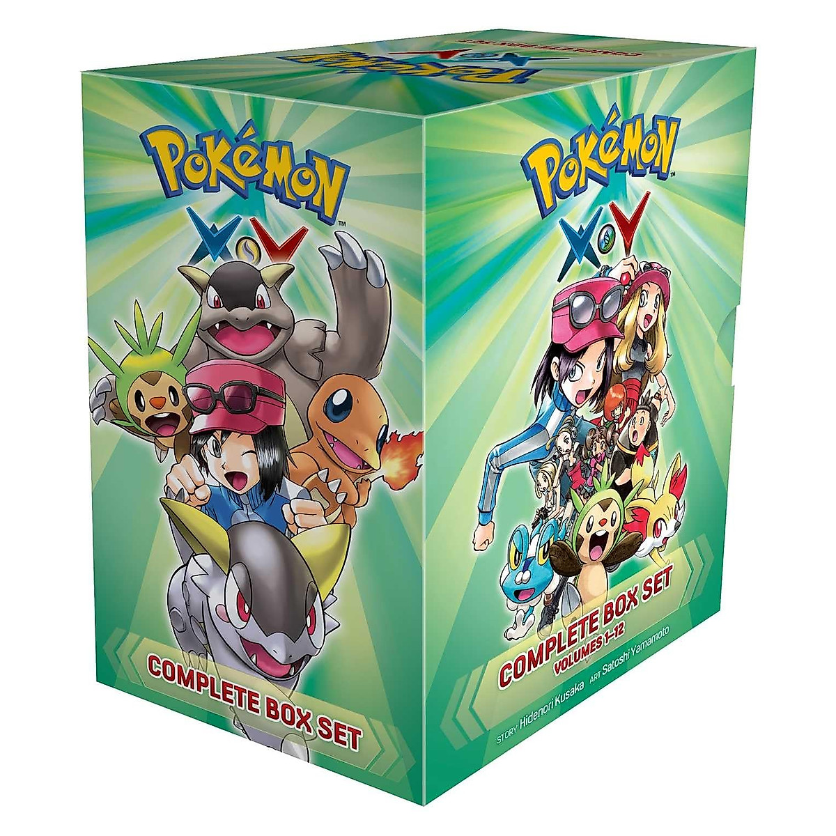 Pokémon X•Y Complete Box Set: Includes vols. 1-12 (Pokémon Manga Box Sets)