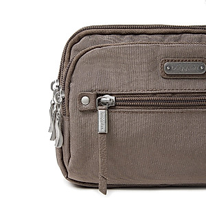 Baggallini womens New Classic Time Zone Rfid Bag Crossbody, Portobello Shimmer, One Size US