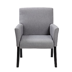Boss Office Products Contemporary Guest Chair in Grey