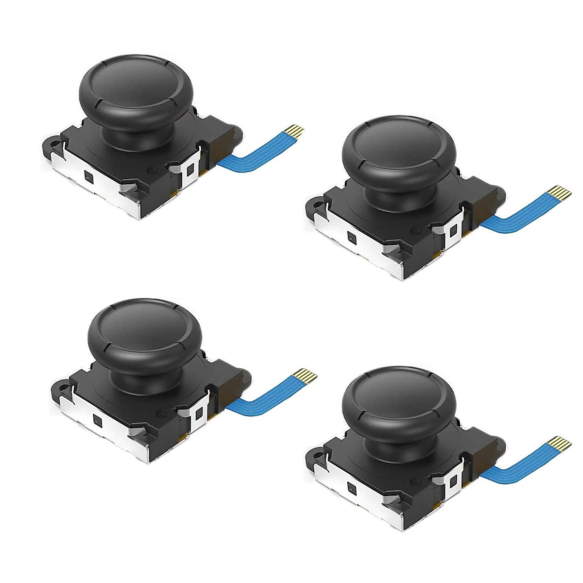 Veanic 4-Pack Replacement Joycon Joystick Drift Fix Analog Thumb Stick for Nintendo Switch/Switch OLED/Nintendo Switch Lite Joy-Con Controller