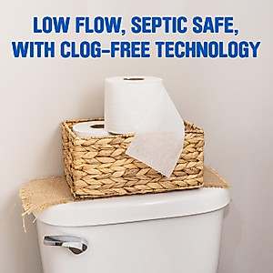 Scott 1000 Trusted Clean Toilet Paper, 32 Rolls, Septic-Safe, 1-Ply Toilet Tissue