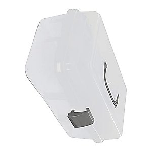 Auniwaig Portable Handled Organizer Box 33cm Plastic Sewing Box Multipurpose Art Tool Container Case Transparent Storage Box with Removable Tray for Art Craft and Cosmetic (33x20x15cm) 1pcs