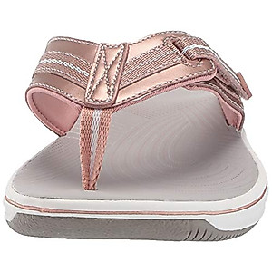Clarks Women's Brinkley Jazz Flip-Flop rose gold 070 M US