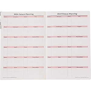 Franklin Planner Organizer, One Page Per Day, PVC, Burgundy, April 2023, A5 85471