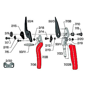 Felco Hoof Trimming Shears (F 50) - High Performance Swiss-Made Steel One-Hand Livestock & Garden Pruners