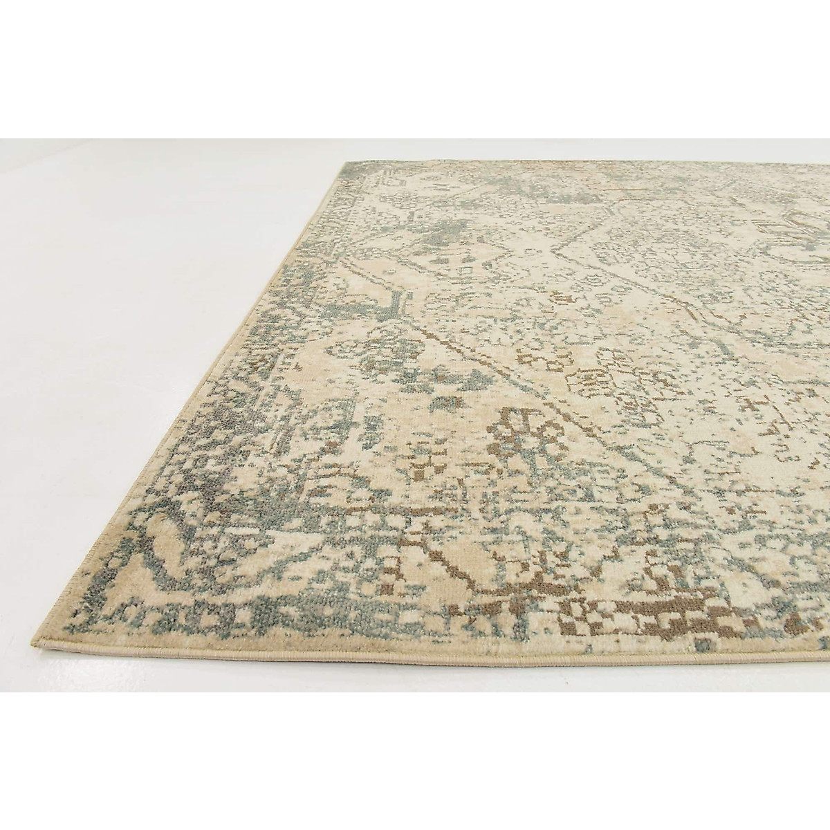 Unique Loom Tuareg Collection Area Rug - Sandstorm (9'x 12' 2" Rectangle, Multi/ Gray)