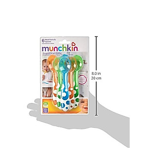 Munchkin Multi Toddler Forks and Spoons, 6 Pack