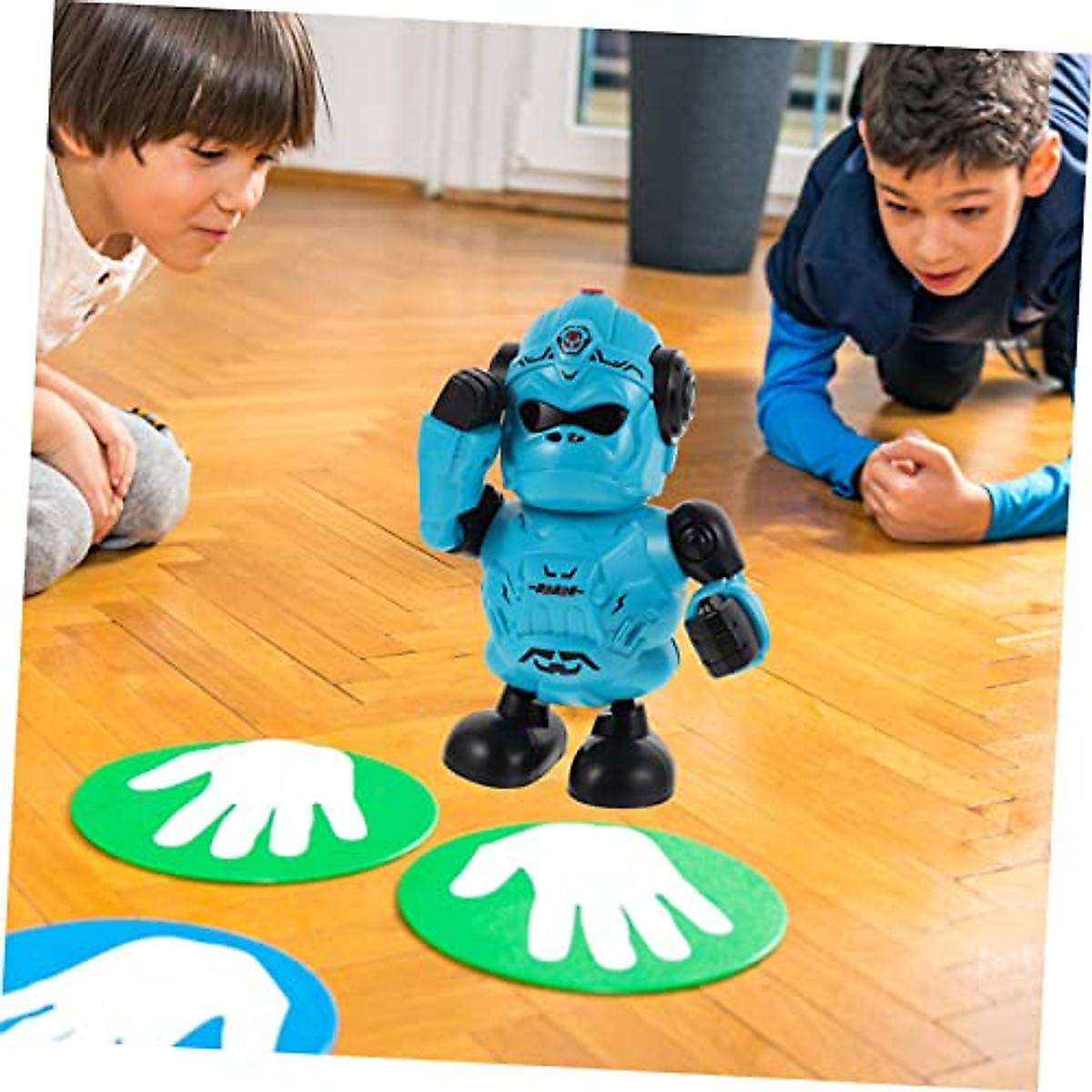 Toyvian 1pc King Robot Desktop Toys Kids Mini Toys Office Desk Toys Kids Robot Plaything Electric Toy Kid Electric Robot Toy Plastics, Electronic Components Child Intelligent Doll