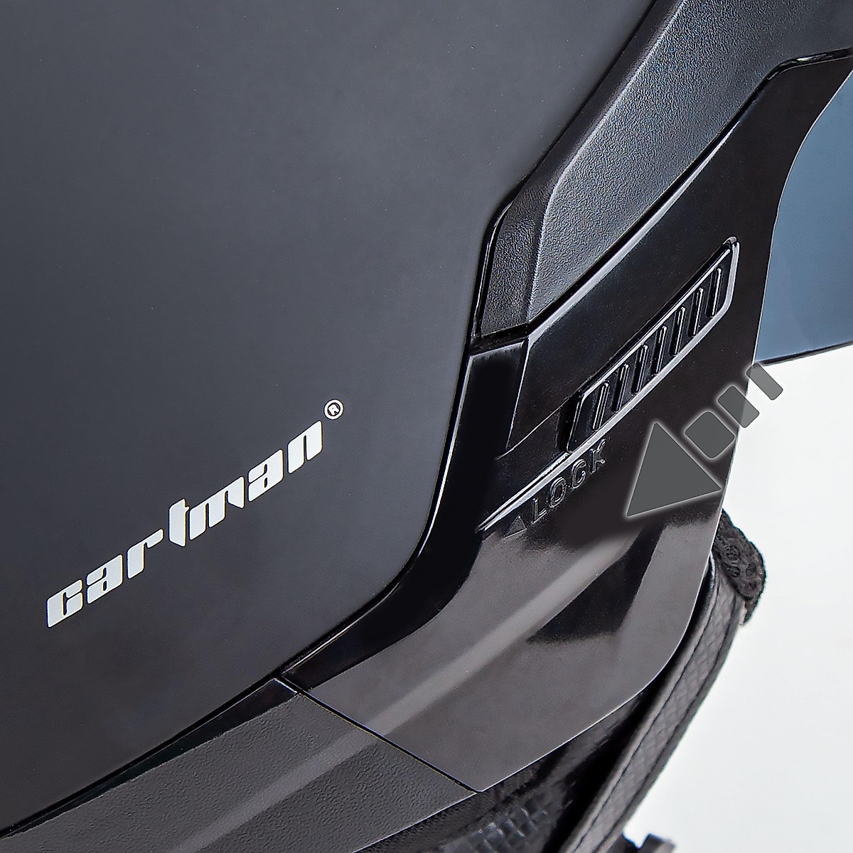 Cartman Motorcycle Open Face Helmet with Sun Visor Quick Release Buckle, DOT Approved, Small