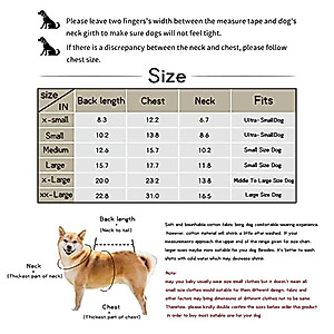 Alroman Dogs Shirts Vest Dark Blue Clothing for Dogs Cats S Dog Vacation Shirt Male Dog Clothing Puppy Summer Clothes Boy Cotton Summer Shirt Small Dog Cat Pet Clothes Vest T-Shirt Apparel