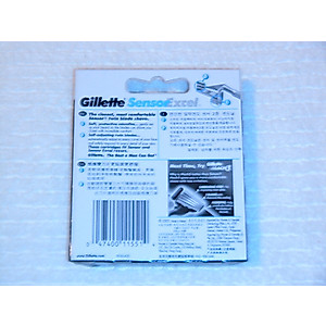 100 Counts-Gillette Sensor Excel Blade Refill Cartridges