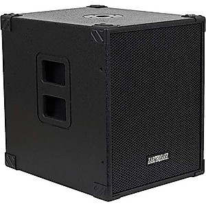 Earthquake Sound DJ-Quake (Ver 2) 12-inch 1200-Watt Subwoofer with Built-In Amplifier, USB/SD, and Bluetooth, Black