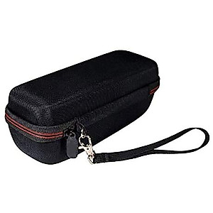 JBL FLIP 5 Portable Wireless Bluetooth Speaker IPX7 Waterproof On-The-Go Bundle with Boomph Hardshell Protective Case - Red