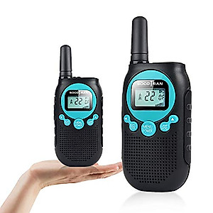 Rechargeable Walkie Talkies for Adults 5 Mile Long Range Boys Walkie-talkies 2 Pack 22CH 0.5W License Free FRS Two Way Radio with Flashlight Easy to Use for Family Camping Trip