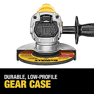 DEWALT Angle Grinder Tool, 4-1/2-Inch, Paddle Switch, 7-Amp (DWE4012), Small, Multi