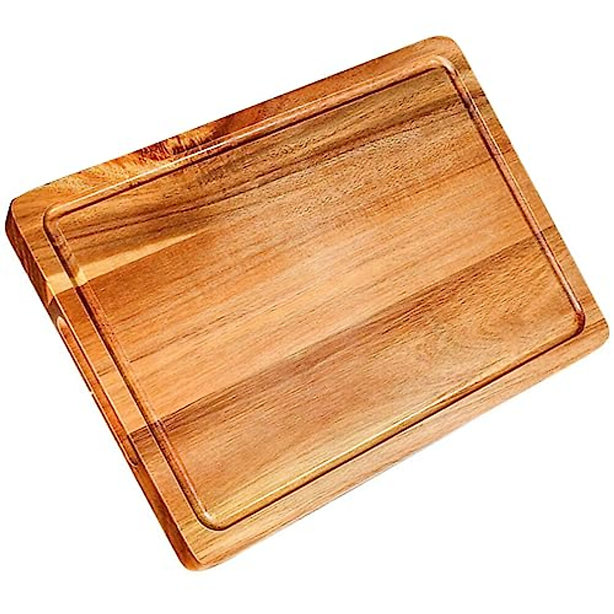 Kichvoe Wood Cutting Board Paddle Charcuterie Boards Kitchen Chopping Boards Food Tray Cheese Bread Pizza Snack Serving Plate for Meat Vegetables Fruit Bread 40X30X2cm