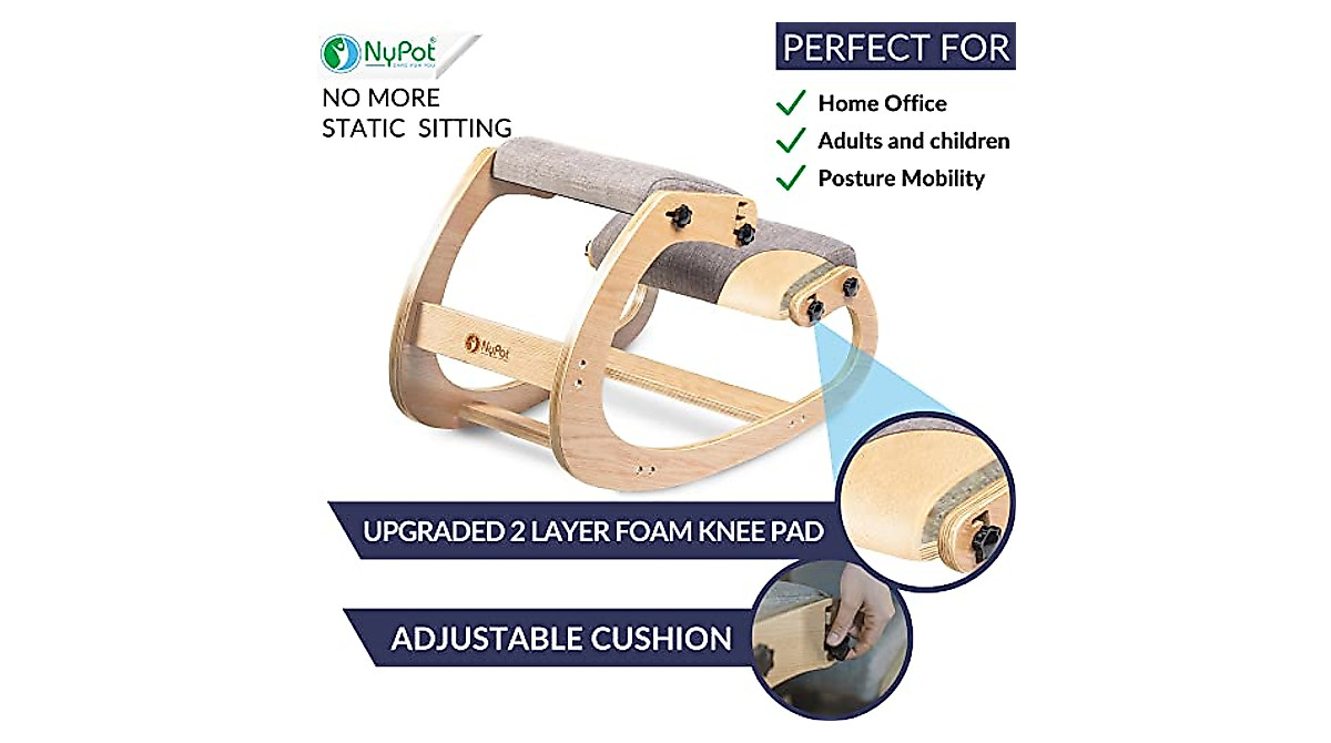 NYPOT Ergonomic Kneeling Chair | Posture & Back Pain Relief